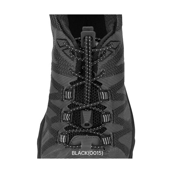 NATHAN ネイサン NS1170 Run Laces ランレース ランニングシューレース ワンサイズ ストレッチシューレース 固定式ロックシステム ワンタッチ装着 ずれない靴ひも フルマラソン対応 トライアスロン 高いグリップ性 安全ラ...