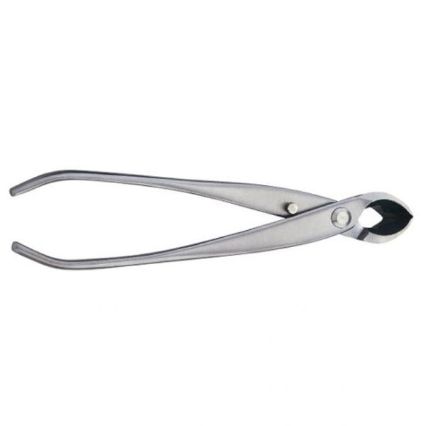 幹から出た枝を元から切り取る場合にお使いください。切り口はえぐった状態になり巻き込みが早くなります。刃の形状は球形でコブ切としても使用できます。10mm以下の生木でご使用ください。サビに強いステンレス製です。全長205mm175g