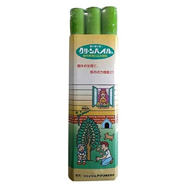 ジェイカムアグリの樹木専用打込み肥料「グリーンパイル」です。打ち込むだけで土壌深くまで養分が行き渡ります。土壌の改良に役立ち、根の活力を増進させます。長効きですので1年に1回でOKです。土壌が比較的やわらかい中高木に！サイズ：Φ2cm×長さ...