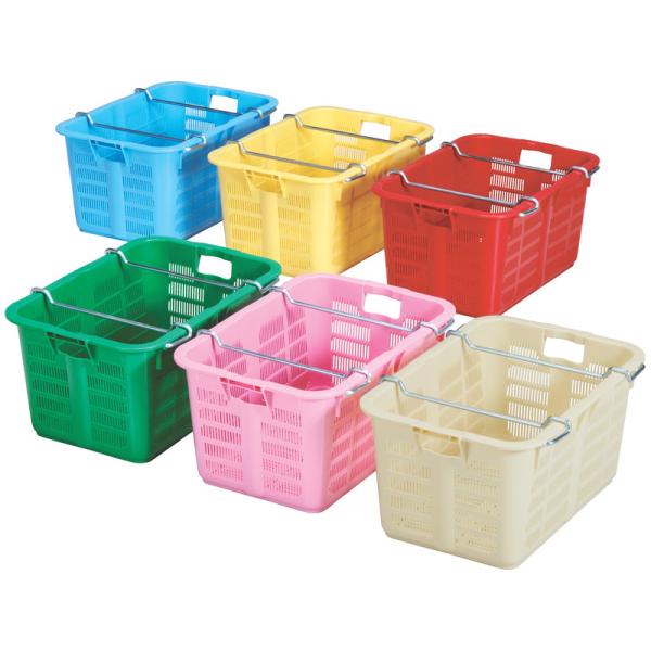 農産物収穫用コンテナー！本体6色のラインナップで色による管理が容易！収穫や運搬に幅広くご使用頂けます。品　番：103905-01サイズ：外寸：578×390×283mm　内寸：520×340×275mm　有効内寸：479×295×249mm...