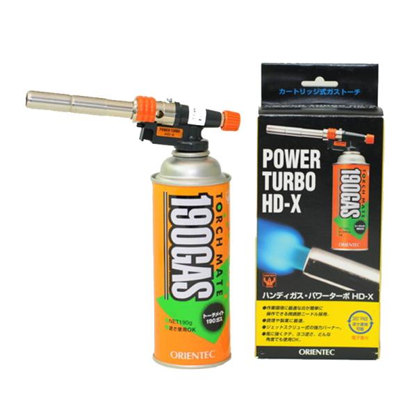 作業用途に合わせ簡単に炎を変えられる微調節ニードル採用。ジェットスクリュー式の強力バーナー。風に強く、360度どんな方向に向けても安定した炎。品　番：HD-Xサイズ：W105×D70×H210mm生産国：日本入　数：1個ガスバーナー、トーチ...