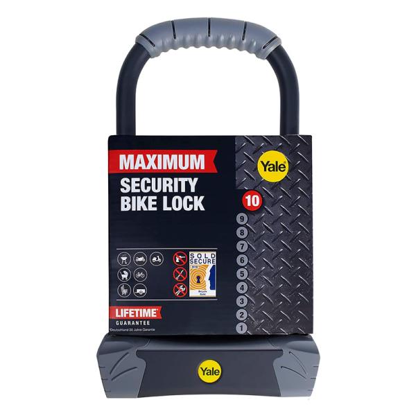 YALE（イェール）のバイクロックは、製品の強度と耐食性に定評があり、世界中にユーザーが存在します。自転車やバイクの盗難防止に！ダイヤル部分が光り、暗いときでも見やすい！品　番：YUL3/14/230/1サイズ：長さ：230mm　幅：115...