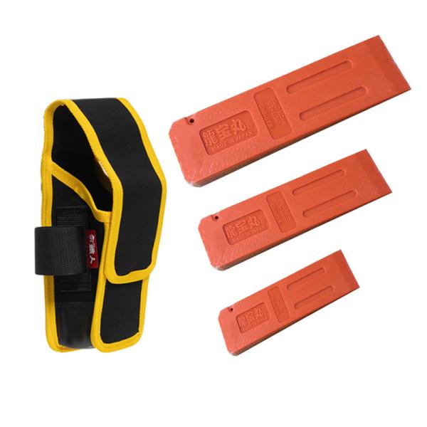 クサビとクサビホルダーのセットです。クサビホルダーには日本製の撥水帆布を使用し底の部分には合皮で補強がしてあります。底には水抜き、ゴミ抜き穴が付いています。ハンマーループも付いているので、ハンマーも持ち運べます。品　番：クサビ大（1102）...