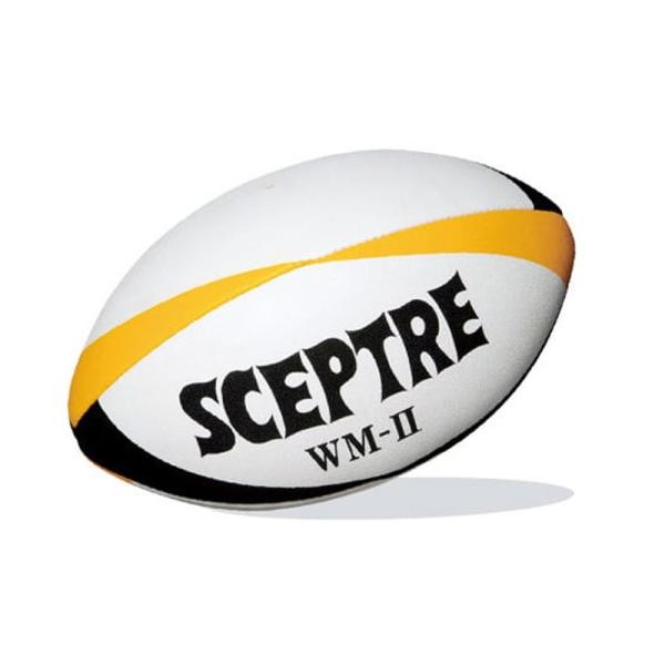 日本ラグビーフットボール協会認定球5号球 バブル式/特殊ラバーボール品　番：SP-13Cサイズ：長さ：約290mm　縦の周囲：約750mm　横の周囲：約590mm重　量：約450g材　質：特殊ラバーカラー：ブラック×イエロー入　数：1個ラグ...