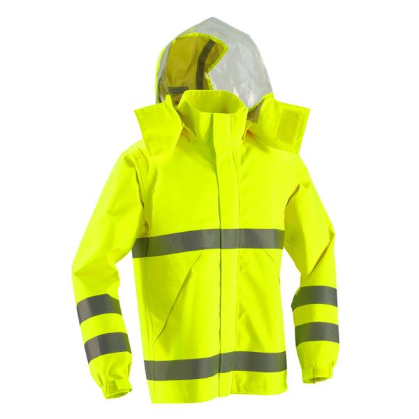 FUNTEX Proは防水、透湿、暴風性能に優れた3層構造を採用し、雨や風をシャットアウトしながら内部のムレを効果的に排出！過酷な環境でも快適性と耐久性を両立する高機能素材です。JIS CLASS3適合品なので、高速道路、空港、保線作業等、...