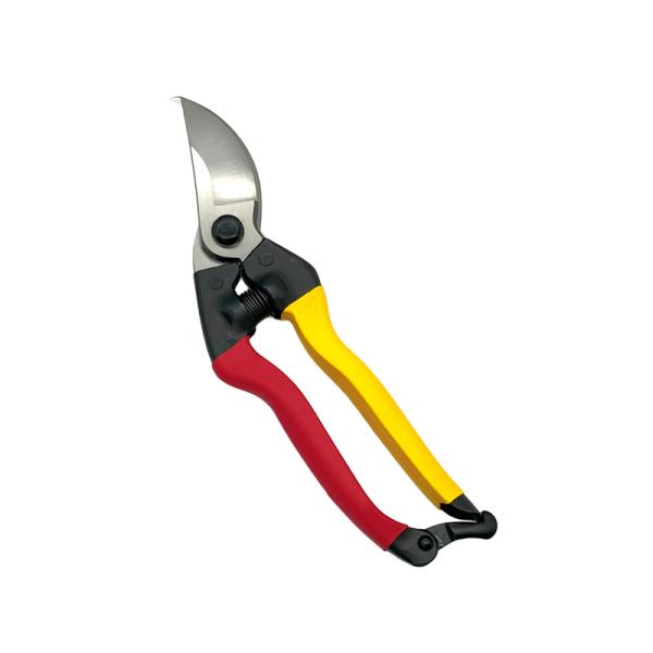 切味最高。永年の伝統と技術を活かした刃、全身焼入！切断時の衝撃を軽減するゴムクッション付き！握りやすい形状のグリップ！サイズ：全長：210mm利き手：右用生産国：日本入　数：1本剪定、造園、庭、庭園