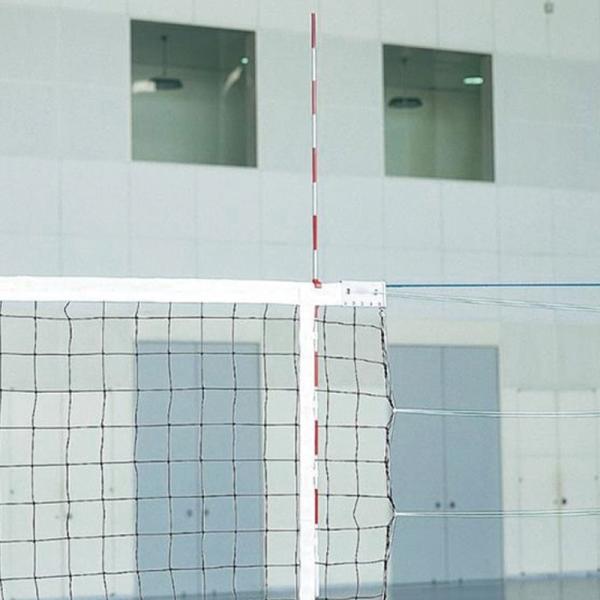 ※こちらの商品はアンテナのみとなります。※取り付けの際は、アンダーロープを白帯に挟み込んでから固定してください。（公財）日本バレーボール協会 公認商品 検定：A級品　番：24AT-2410サイズ：OS（ワンサイズ）直径：10mm材　質：ロッ...