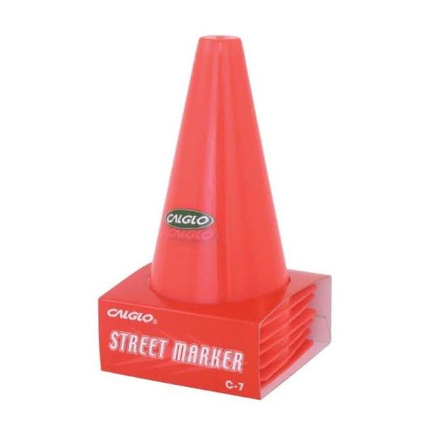 いろいろな用途に役立つストリートマーカーコーン。品　番：C-7サイズ：高さ：約17cm材　質：合成樹脂カラー：オレンジ入　数：6個入（1セット）インラインスケート、スケートボード、スラローム、トレーニング