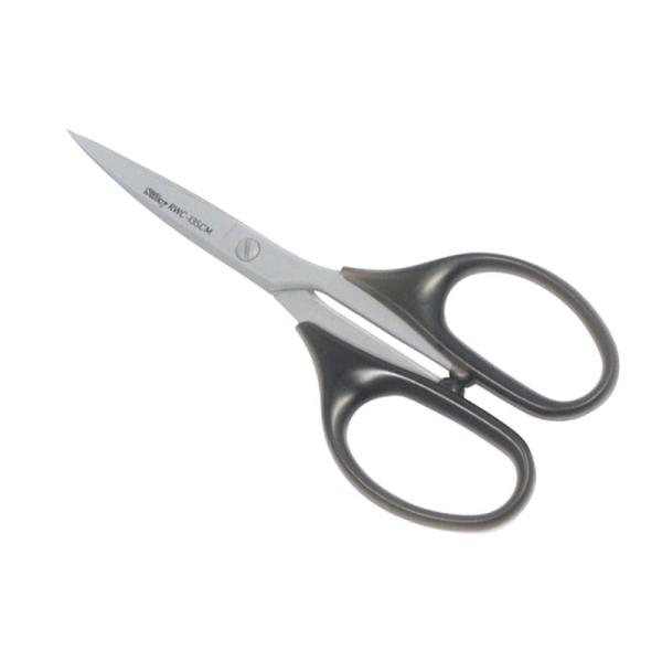 糊のついた材料を使う方へ。表面のフッ素コーティングがベタつきを寄せ付けません。糸一本がひろえ、カーブが切りやすい曲り刃。和紙や布・薄いものから厚いものまで切れ味が変わりません。和紙工芸・ちりめん細工・パッチワークなどに使えます。鍛造加工が先...