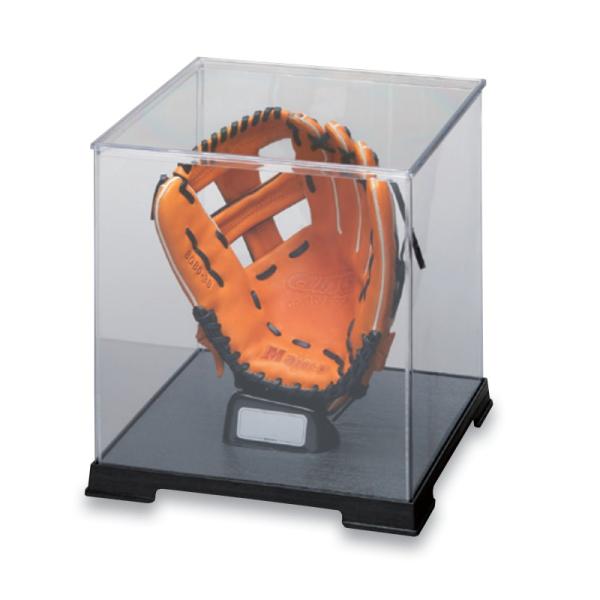 ヒーローだった青春の思い出に！メモリアルケースHero-BOXシリーズ！低価格で記念アイテムが鮮やかに飾れる！本格的ディスプレイケースです。グラブ一般用です。品　番：BB77-36サイズ：27cm角×高さ30cm材　質：スチロール樹脂、PV...