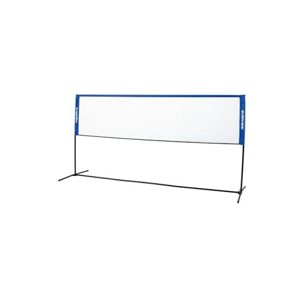 高さ100cm(テニス)、155cm(バドミントン)、180cm(ソフトバレー)と調整が可能！品　番：EKD477サイズ：幅305cm×奥行94cm×高さ100/155/180cm重　量：5kg材　質：フレーム：スチール　ネット：ポリエステ...