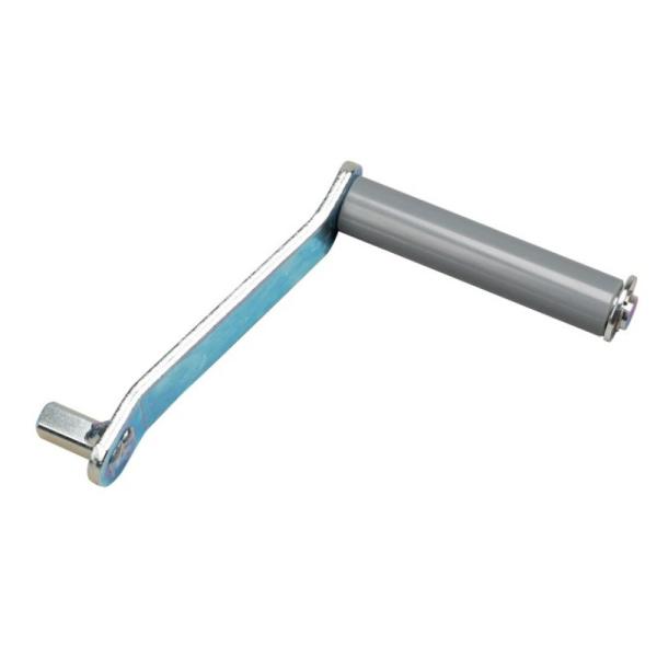 EKD750ネット巻EV専用の凸型12mmのハンドル！品　番：EKD749サイズ：長さ15.5cm×幅16.5cm×高さ2.5cm　ハンドル口直径：凸型12mm角重　量：367g材　質：スチール生産国：日本入　数：1本