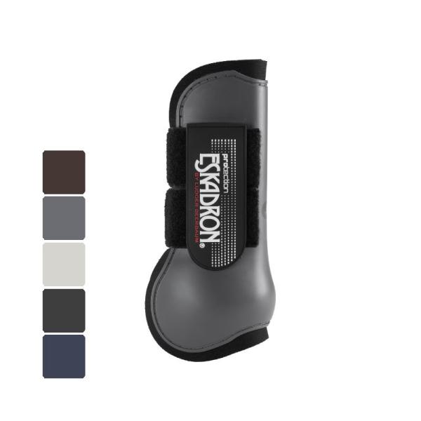 障害用プロテクター前肢、腱保護用（オープンフロント）内側はソフトなネオプレーン素材、外側は頑丈なシェル仕様です。ネオプレーンの全長は真後ろで24cmです。外側シェルの長さは真後ろで21cmです。品　番：ES501サイズ：フルカラー：白、ブラ...