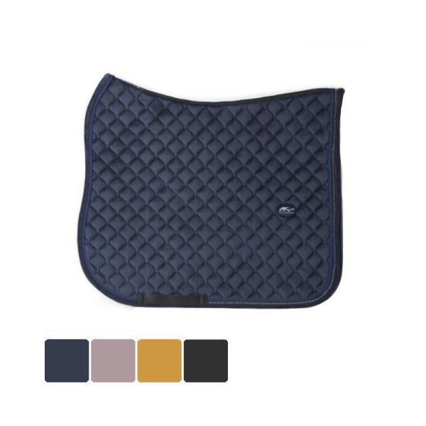 やや薄手ながらしっかりとしたコシのある質感。美しい見た目のベルベット生地の馬場用ゼッケン。表地は100%ポリエステル裏地は100%コットンの起毛立った生地。上品な色合いのゼッケン。縁取りにはモールとクリスタルがついて華やかで美しいデザインで...