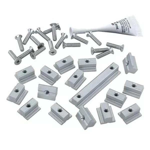 ※こちらの商品はキャンセル、返品は致しかねます。予めご了承ください。よくお確かめの上ご注文下さい。取り付けキットのスラグは、平らなマスト溝用と丸いマスト溝用があります。品　番：3864ファスナー：M6mm脚注：ファスナーを含む取り付けスラグ...