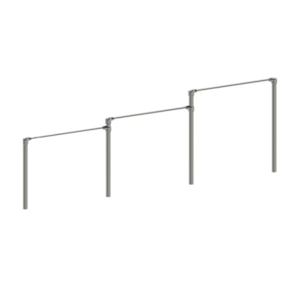 幼児用3連低鉄棒 Hシリーズ