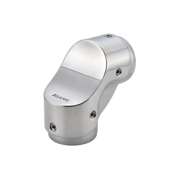 雲梯金具 M-C型 径60.5雲梯のジョイント継手金具です。子供の手に触れる部分の突起を無くした安全設計。荷重がかかる部分を厚くし、コーナー部にリブを設けることで強度アップを図りました。鏡面部分を設けたデザインは、環境と美しくマッチします。...