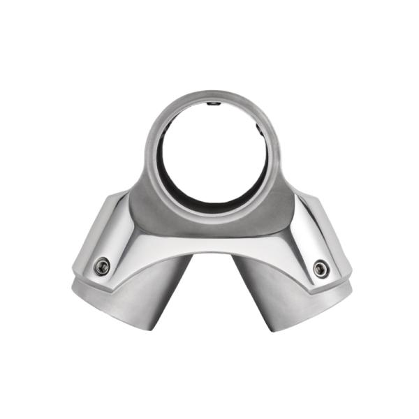 AH型ブランコ中間金具 径89.1×60.5鏡面を基調にしたすっきりしたデザインで、遊具の枠にとらわれない洗練されたフォルムは、一体成型により軽量化、ねじ頭の突起もなくしたスマートな設計。安心・安全を重視し、支柱と梁にしっかり固定できる3点...