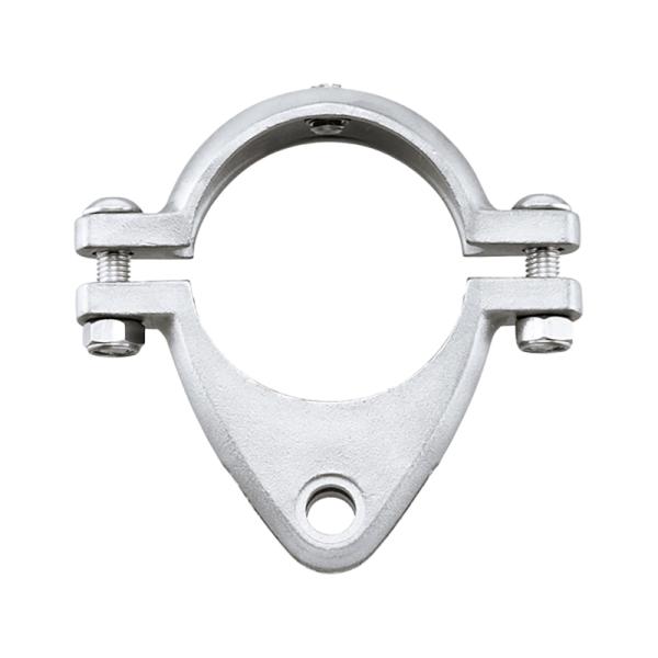 ブランコ吊金具分割型 径76.3品　番：AK23044サイズ：Φ76.3mm材　質：本体：SCS14（SUS316相当）　ボルト類：SUS304入　数：1個