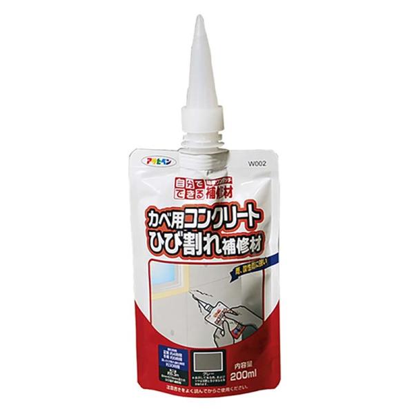 【特長】パウチ容器なので、補修箇所に直接手で中身を押し出して使えます。密着力が強く、耐久性抜群な樹脂モルタルです。屋内外に使用でき、補修後、水性塗料が塗れます。【用途】屋内外のコンクリート・モルタル・レンガ・岩・石などのひび割れ(9mm幅、...