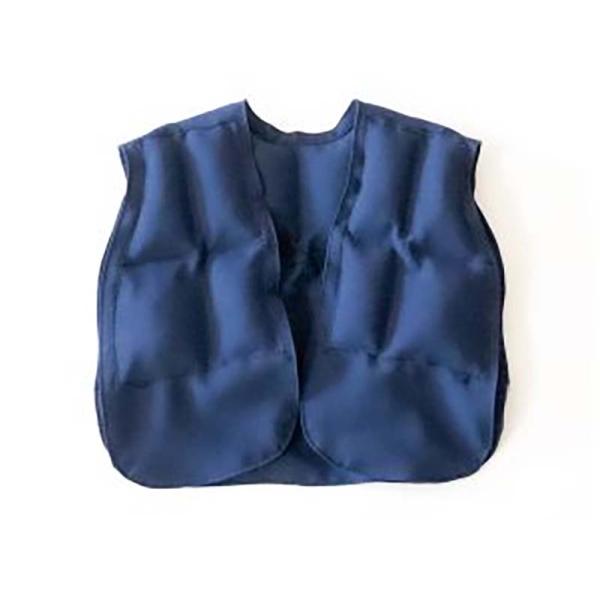 感覚統合向け加重ベスト。首や肩への圧刺激が、包まれるような安心感を与えます。留め具がなく簡単に脱着できます。おもいネックパッドと一緒に着用するのも効果的。品　番：5100201サイズ：着丈25〜30cm重　量：約600〜700g　材　質：表...