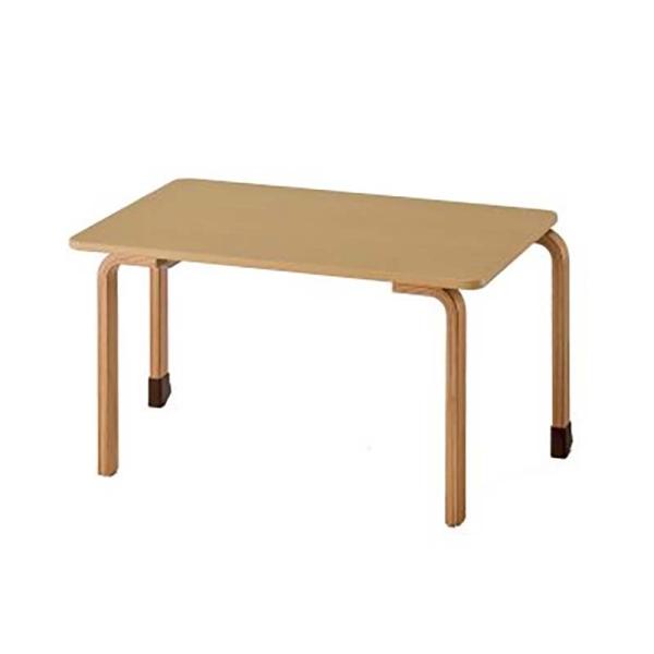 重ねて収納できるテーブル。脚は折りたためません。脚部のキャスターにプラスチック製のカバーが付いた安全設計です。品　番：900435サイズ：本体サイズ：964×600mm、天板サイズ：900×600mm、脚部：400mm重　量：11.3kg材...