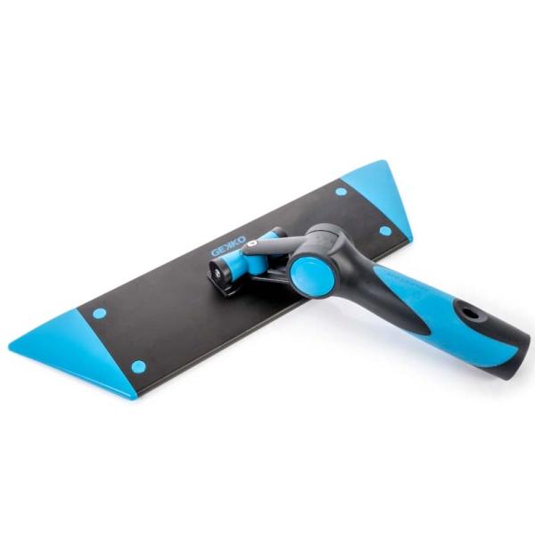 リクイディターチャンネル同様に、両端のエンドキャップをわずかに前傾させることで、ホルダーの端まで均等に力が加わり、拭きムラと磨きムラがありません。ハンドルと台形ホルダーのスイベル加減を自分好みに調節できます。（六角レンチと予備の六角ナット付...