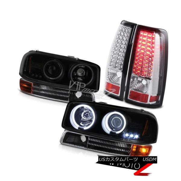 ヘッドライト 2004-2006 Sierra 1500 [BRIGHTEST] CCFL Rim Headlights Black Parking Tail Lights 2004-2006 Sierra 1500 [BLIGHTEST]...