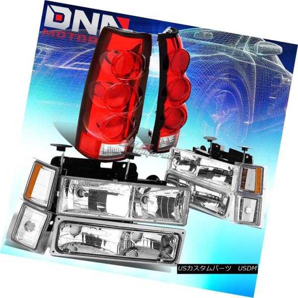 テールライト CHROME HEADLIGHT+CORNER LIGHT+CHROME ALTEZZA TAIL LIGHT FIT 94-00 C/K C10 PICKUP CHROME HEADLIGHT + CORN ERライト+クロ...
