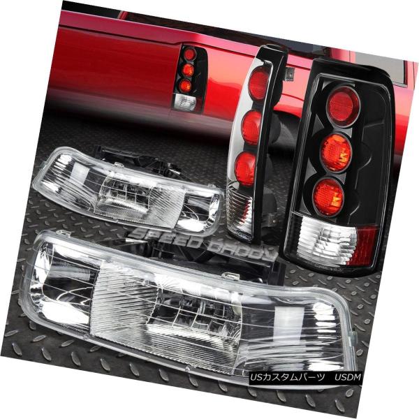 テールライト CHROME CRYSTAL HEADLIGHT+BLACK ALTEZZA REAR TAIL LIGHT FOR 99-02 CHEVY SILVERADO CHROME CRYSTAL HEADLIGHT + BLAC ...