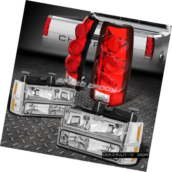 テールライト CHROME HEADLIGHT+AMBER CORNER+CHROME ALTEZZA TAIL LIGHT FOR 94-00 C/K C10 PICKUP CHROME HEADLIGHT + AMBE  Rコーナー+ク...