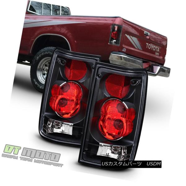 テールライト Blk 1989-1995 Toyota Pickup Truck Tail Lights Brake Lamps Aftermarket Left+Right Blk 1989-1995 Toyota Pickup Truc...