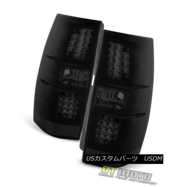 テールライト Blk Smoked 2007-2014 Chevy Suburban Tahoe Yukon LED Tail Lights Lamps Left+Right Blk Smoke 2007-2014シボレー郊外Tahoe Y...