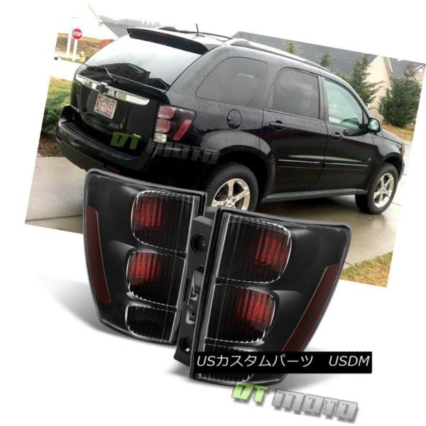 テールライト Blk 2005-2009 Chevy Equinox Tail Lights Brake Lamps Replacement 05-09 Left+Right Blk 2005-2009 Chevy Equinoxテールライ...