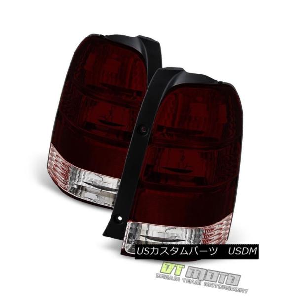 テールライト Blk Tinted For 2001-2007 Ford Escape Tail Lights Brake Taillamps Pair Left+Right Blkは2001  -  2007年のために薄く染まったFord...