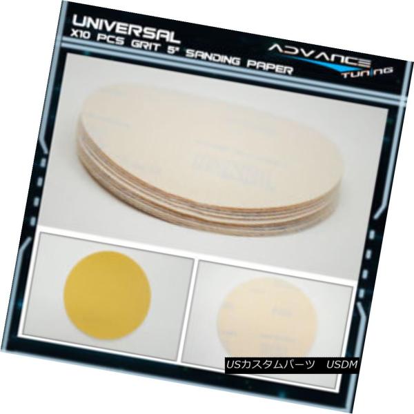 エアロパーツ Disc 800 Grit 5 PSA Auto Sanding Paper Sheets Repair Sandpaper Magic Tape 10Pcs ディスク800グリット5 PSAオートサンディングペーパーシート修...