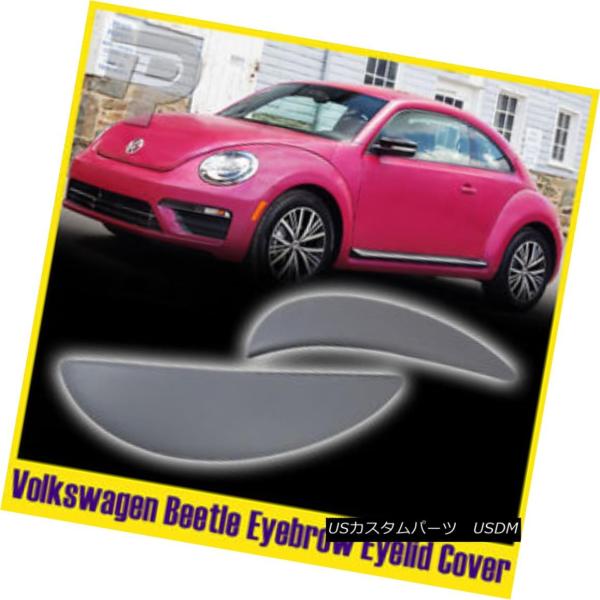 エアロパーツ Volkswagen New Beetle Coupe Cabrolet Front Headlight Cover Eyebrows Painted フォルクスワーゲンニュービートルクーペカブリオレフロントヘッドライトカバー...