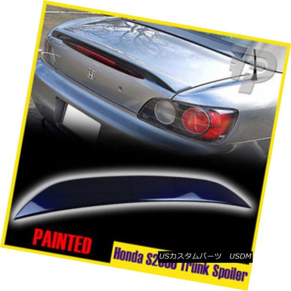 エアロパーツ For Honda Cabrolet 2DR S2000 Boot Spoiler OE-Type Paint #B523P Navy Blue 2000 up Honda Cabriolet用2DR S2000ブーツ・スポイ...