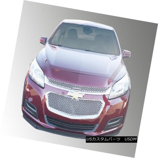 USグリル Fits 14-15 CHEVY MALIBU LS/LT/LT TURBO/ECO/LTZ - Chrome Grille Insert/Overlay フィット14-15 CHEVY MALIBU LS / LT / LT ...
