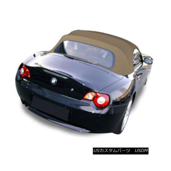 幌・ソフトトップ BMW Z4 2003-2008 Convertible Soft Top Replacement &amp;amp; Glass Window Tan Stayfast BMW Z4 2003-2008コンバーチブルソフ...