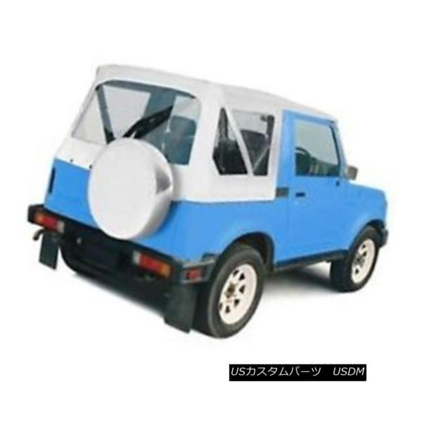 幌・ソフトトップ Smittybilt 98652 Soft Top ORG.MFR Replacement One Piece White For Suzuki Samurai Smittybilt 98652ソフトトップORG.MFR交...