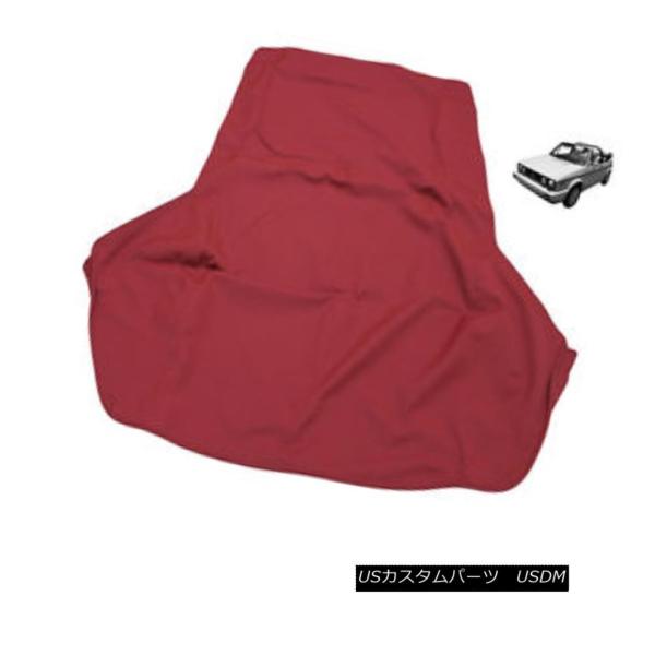 幌・ソフトトップ Volkswagen Rabbit Cabriolet Golf 1980-94 Convertible Soft Top Burgundy Stayfast フォルクスワーゲンウサギカブリオレゴルフ1980-94コンバー...