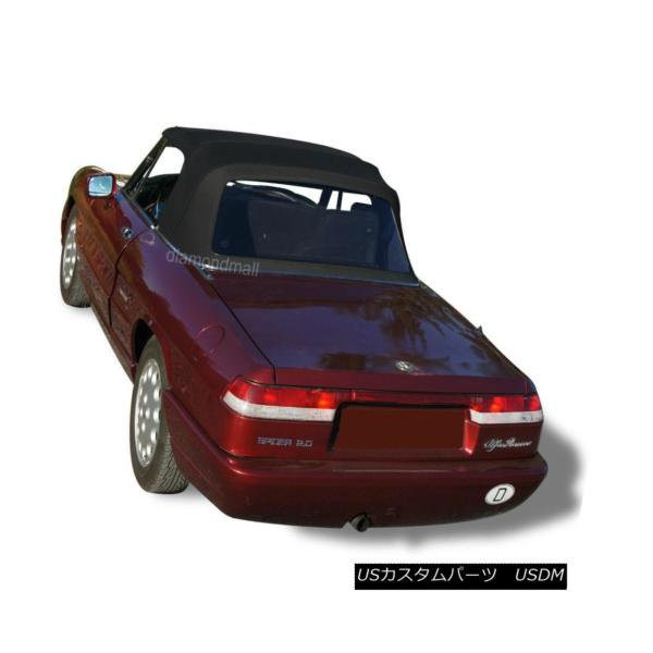 幌・ソフトトップ Alfa Romeo Spider Graduate Veloce Convertible Soft Top BLACK Stayfast Cloth  Alfa Romeo Spider Graduateベロアコンバーチ...