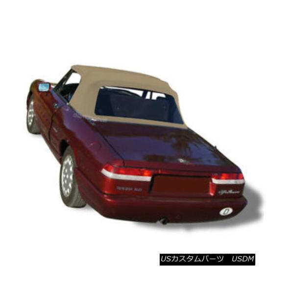 幌・ソフトトップ Alfa Romeo Spider Graduate Veloce Convertible Soft Top TAN Stayfast Cloth  Alfa Romeo Spider Graduateベロアコンバーチブル...