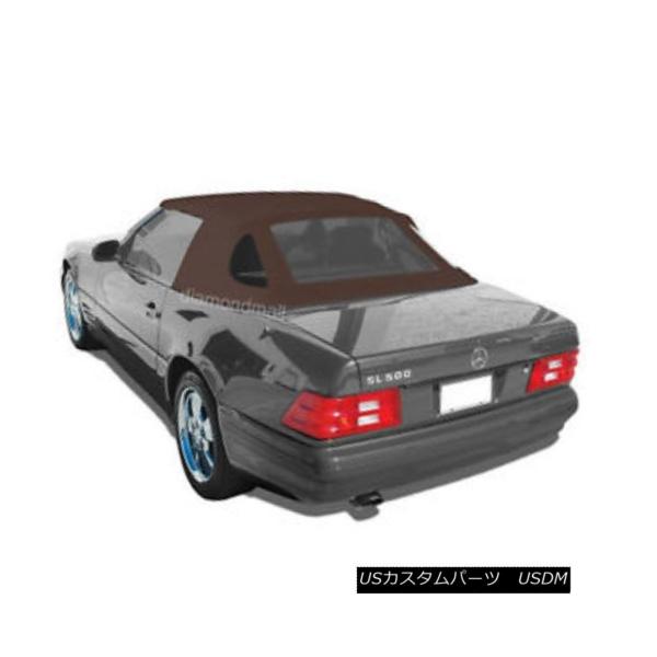 幌・ソフトトップ Mercedes R129 SL Convertible Soft Top 1990-2002 BROWN Stayfast Cloth HAARTZ メルセデスR129 SLコンバーチブルソフトトップ1990-2002 ...