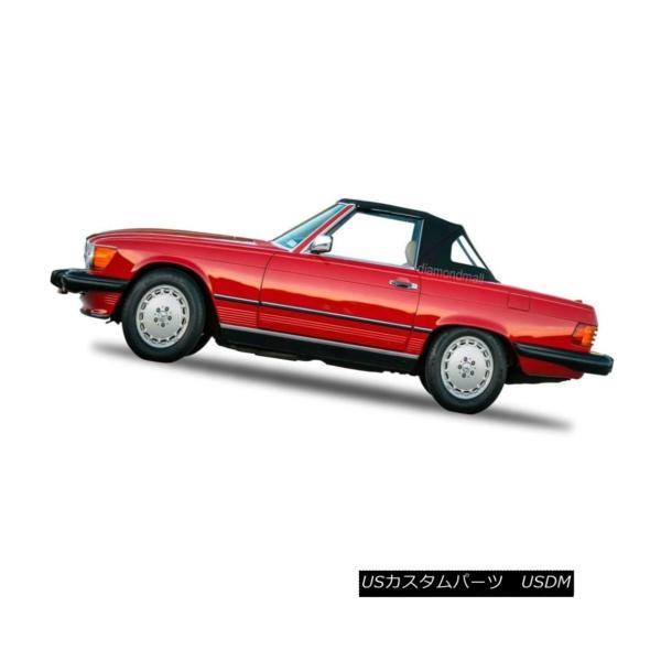 幌・ソフトトップ Mercedes R107 560SL 380SL 450SL Convertible Soft Top 1972-1989 BLACK STAYFAST メルセデスR107 560SL 380SL 450SLコンバーチブ...