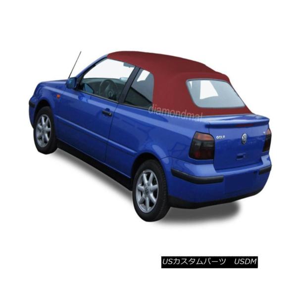 幌・ソフトトップ Volkswagen Golf Cabrio Cabriolet 1995-01 Convertible Soft Top Burgundy Stayfast フォルクスワーゲンゴルフCabrio Cabriolet 19...