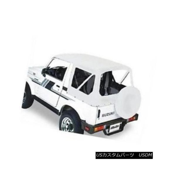 幌・ソフトトップ Bestop 51361-52 Soft Top Replace-A-Top Polymer Cloth White for Suzuki Samurai ベストトップ51361-52スズキサムライ用ソフトトップ交換ポリマ...