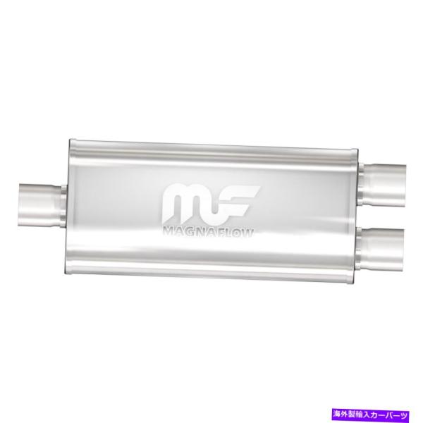 マフラー Magnaflow 12298 High-Flow PerformanceMuffler 5x8x18 Oval 3 "シングル/デュアル Magnaflow 12298 High-Flow Performance Muffler...