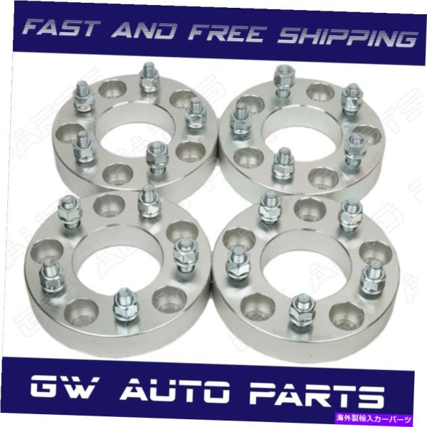 wheel adapter 4PC 2 "ホイールスペーサーアダプター5x5.5?5x5.5 CB 87.1スタッド1/2" -20フィットCJ5 CJ6 4PC 2" WHEEL SPACER ADAPTERS 5X5.5 TO 5X5....